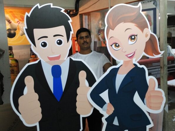 Cut Out Standees. Life-Sized Displays Shaped Like Products & Celebrities.
