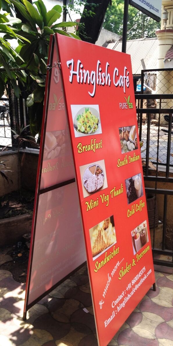 Sunboard Standee - Low Cost, Lightweight Advertising Solution