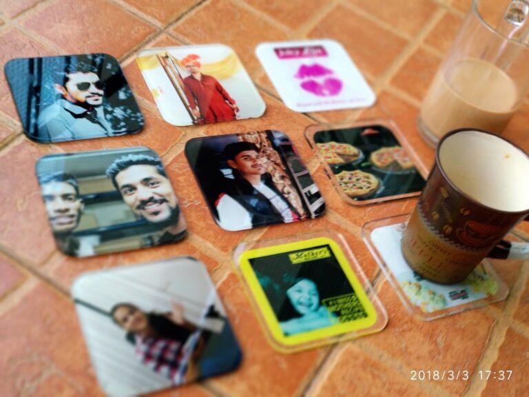 MDF (Wooden) Tea Coasters Printed With Your Designs / Photos
