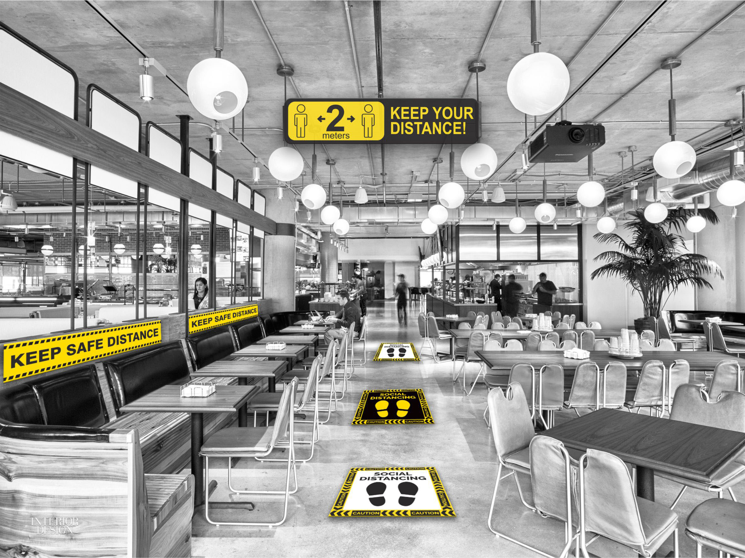 Precautions Against Coronavirus Poster/Stickers. Free Design