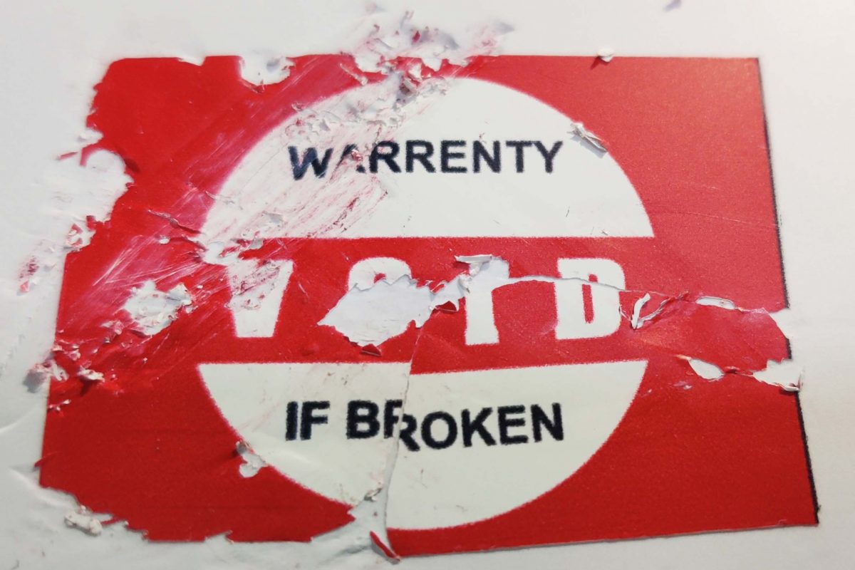 Tamper Proof Stickers Made of Destructible Vinyl