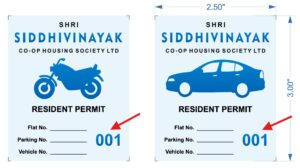 Society Parking Stickers for Vehicle Identification & Security